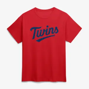 LOGO ATHLETIC Minnesota Twins Wordmark T-shirt - Red