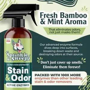 SPRINKLE & SWEEP 24 Oz Pet Stain And Odor Enzyme Spray 2 Pack