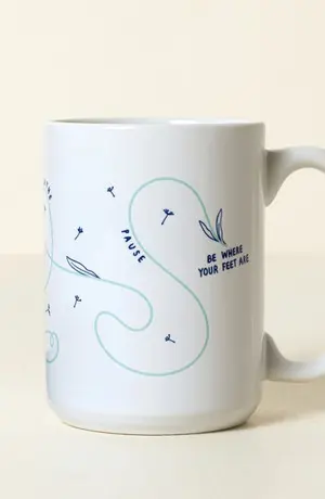UNCOMMON GOODS Daily Mindfulness Interactive Qr Mug