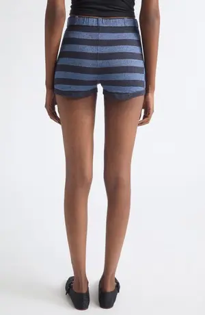 YANYAN Daisy Linen Blend Sweater Shorts