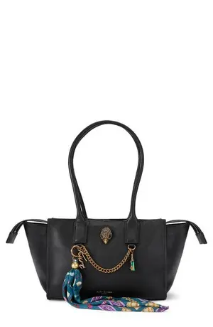 Kurt Geiger Small Sloane Leather Shopper Bag - Black
