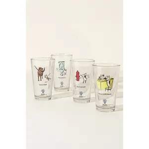 UNCOMMON GOODS Bad Dog Wisdom Tumblers