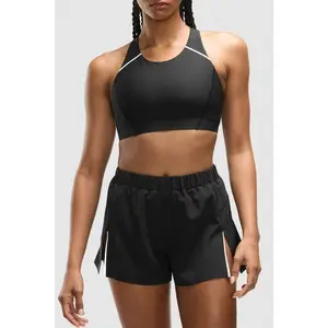 PELOTON Paceform Longline Racer Front Bra - Black