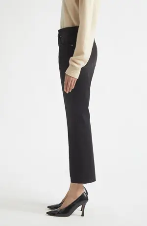 Victoria Beckham Low Rise Straight Leg Ankle Jeans
