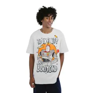 Disney Mickey Mouse Short Sleeve T-shirt - Buzz Alien Beige