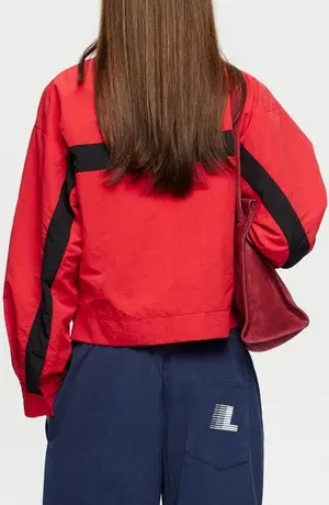 Lioness Essential Contrast Panel Zip-up Windbreaker