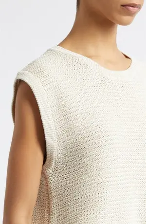 Derek Lam 10 Crosby Vivienne Cap Sleeve Sweater