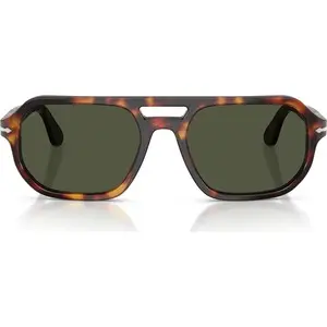 Persol Aviator Sunglasses - Havana/green