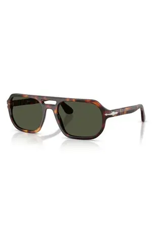 Persol Aviator Sunglasses - Havana/green