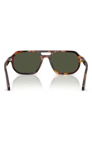 Persol Aviator Sunglasses - Havana/green