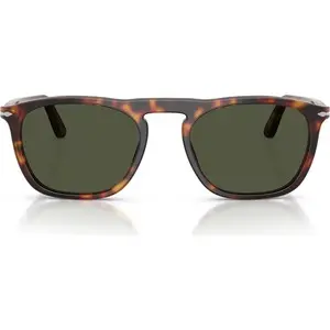 Persol Gae 55mm Square Sunglasses Havana/green