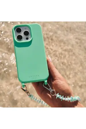 Cordée Cases Seafoam Shell Phone Wristlet