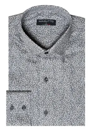 MASUTTO Bogota Print Button-up Long Sleeve Shirt - Multicolor