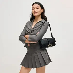 URBAN EXPRESSIONS Belina Crossbody Baguette - Black