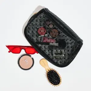 URBAN EXPRESSIONS Lovelace Cosmetic & Travel Organizer Dome Pouch - Black