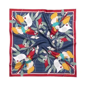 LOST PATTERN El Amor Silk Bandana - Red