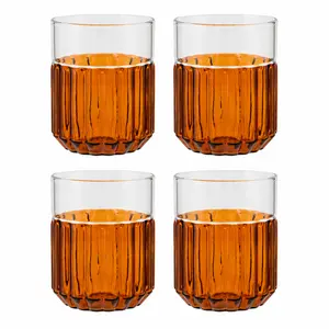 DANICA BRANDS Channel Tumblerset Of 4 - Orange