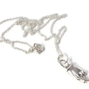 LINN DESIGNS Sterling Cross My Fingers Necklace