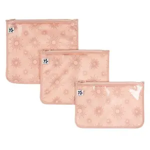 TINY TWINKLE Tsa Approved Clear Front Travel Pouches - Shine