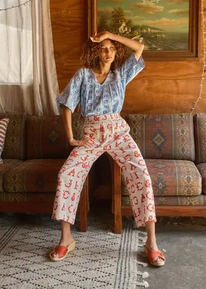 Ace & Jig Paul Pull-on Straight Leg Patch Pocket Pants