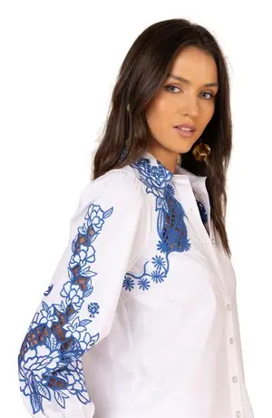 Hale Bob Vesper Poplin Shirt