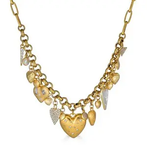 LONI PAUL JEWELRY Full Heart Charm Necklace