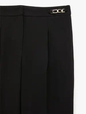 Koton Medium Rise Chain Detail Trousers