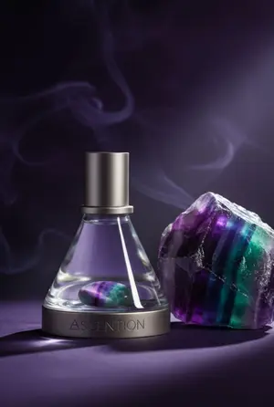 ASCENTION PARFUMS Elorya Imbued In Rainbow Fluorite | Extrait De Parfum 1.7oz | 50ml