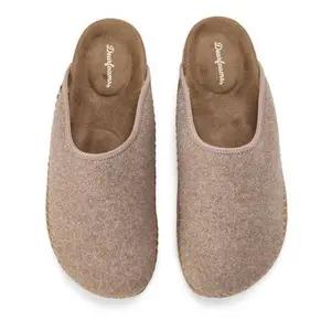 DEARFOAMS Peterson Scuff Slippers - Fossil