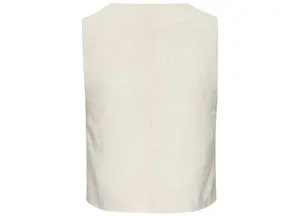 LASCANA Linen Button-up Vest
