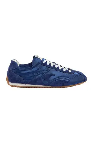 Sandro Mixed Material Light Wave Trainers