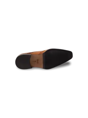 PAUL FREDRICK Leather Wing Tip Oxford Shoes
