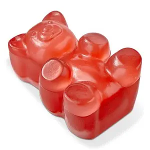 TAG Gummy Bear Trinket Dish Raspberry Decorative Tray Red