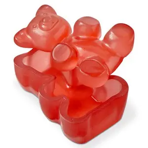 TAG Gummy Bear Trinket Dish Raspberry Decorative Tray Red