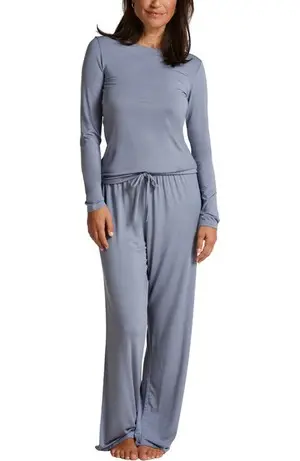 Hunkemoller Pajama Set - Blue