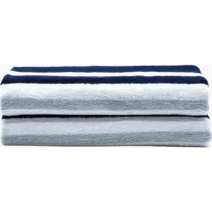 ITALIC Bondi Cabana Towels Mist/navy