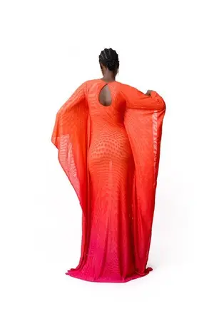 OFUURE Sienna Kaftan Maxi Dress - Orange