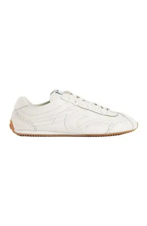 Sandro Light Wave Leather Trainers
