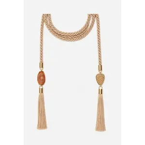 DANIELA MILLAN JEWELRY Silk Tassel Belt