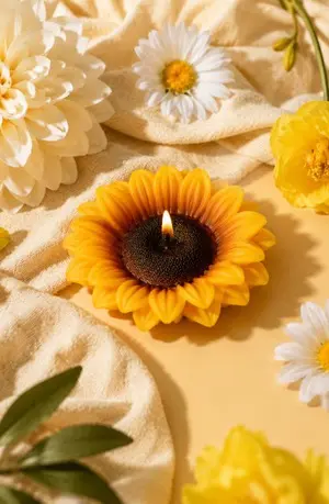 SOUTHLAKE GIFTS Sunflower Candle