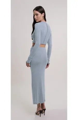 MOTHER OF ALL Maxi Skirt - Light-blue