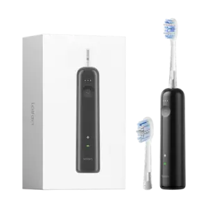 LAIFEN Wave Pro Electric Toothbrush With 2 Heads And Storage Bag Black