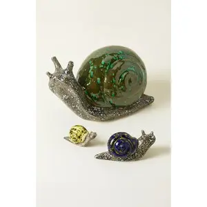 UNCOMMON GOODS Ceramic Garden Snail Goose And Company Ltd - Multi
