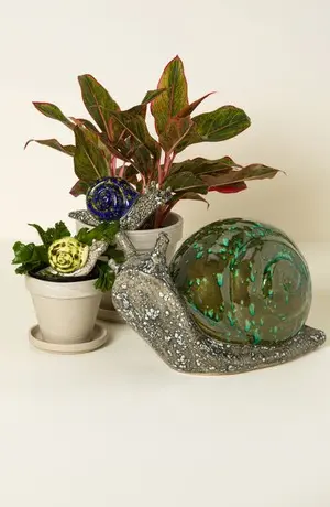 UNCOMMON GOODS Ceramic Garden Snail Goose And Company Ltd