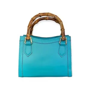 JAUSHINA NICOLE Aria Top Handle Handbag - Turquoise