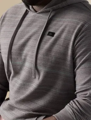 O'Neill Big & Tall Bavaro Striped Pullover Hoodie V2