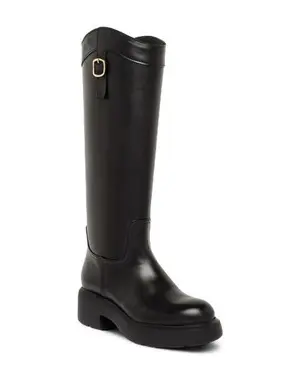 Santoni Leather Easy Boot