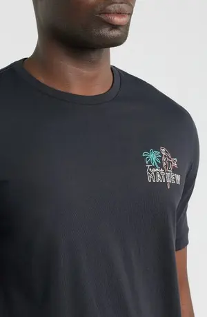 Travis Mathew Drinks On Us Cotton Graphic T-shirt