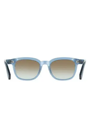 FERRAGAMO 54mm Rectangle Sunglasses - Transparent Avio