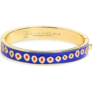 Lele Sadoughi X The Met Enamel Bangle - Lapis